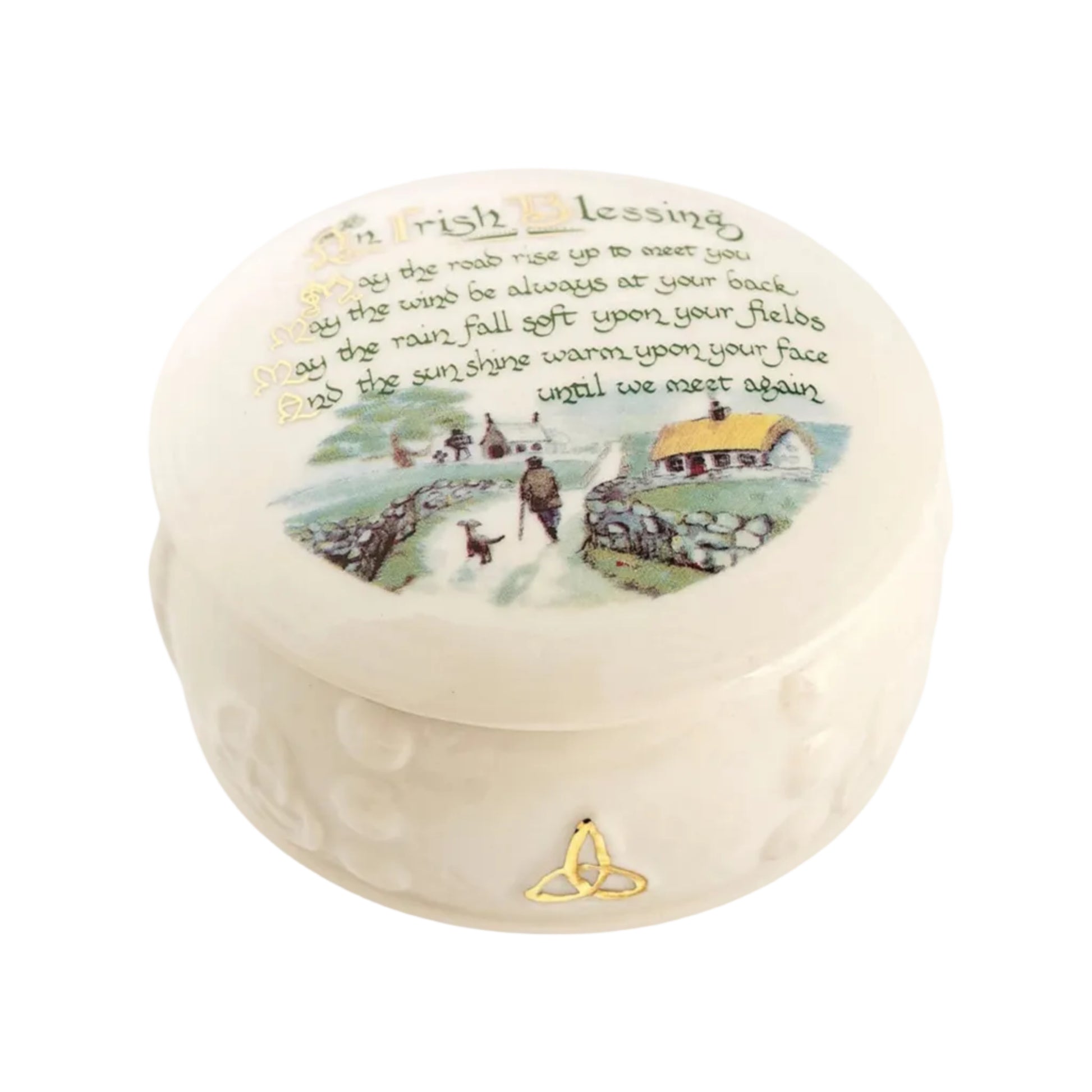 Belleek Classic Irish Blessing Gift Box – The Celtic Rose