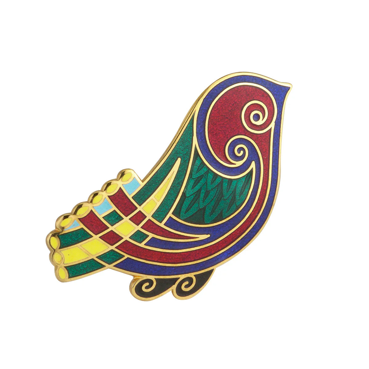 Gold Plated Tara Bird Brooch – The Celtic Rose