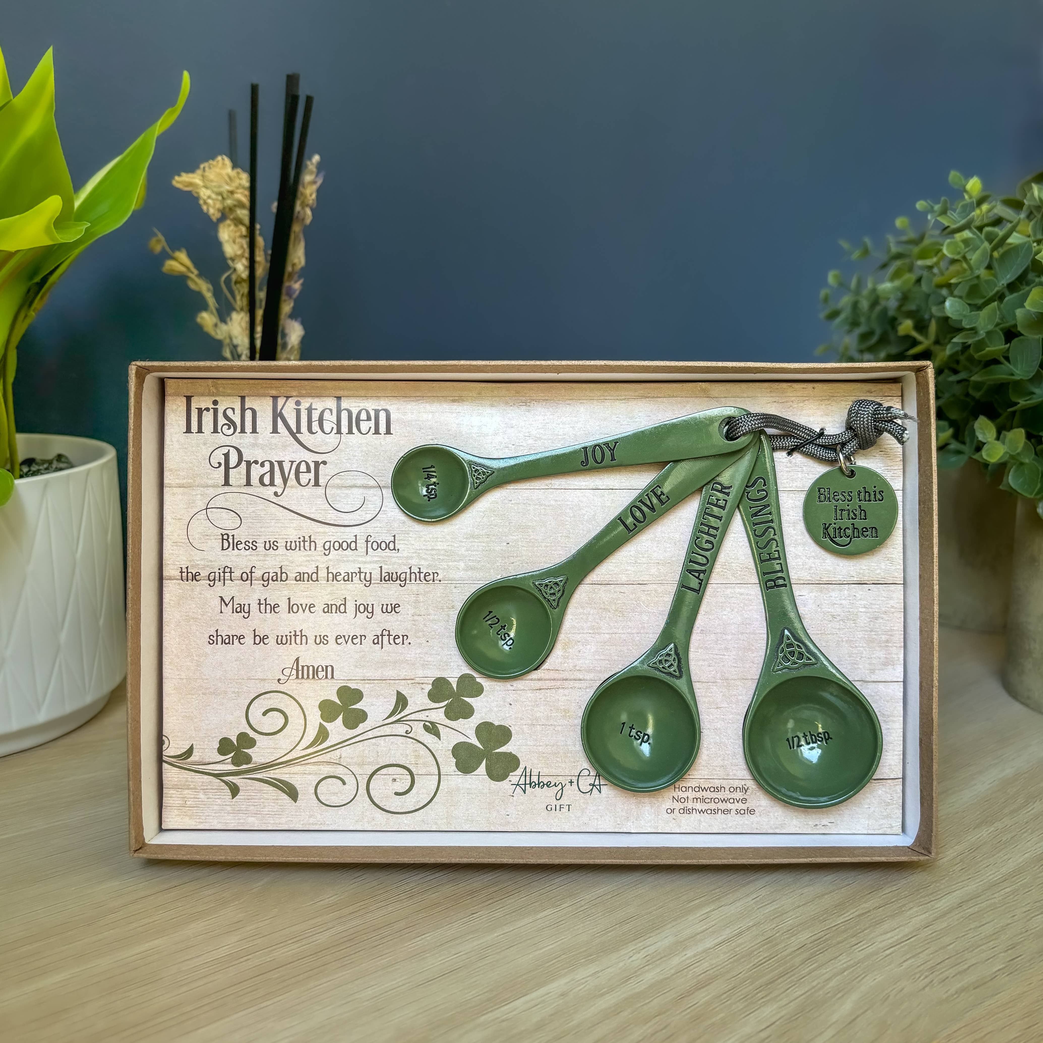 Irish Kitchen Prayer Measuring Spoons – The Celtic Rose